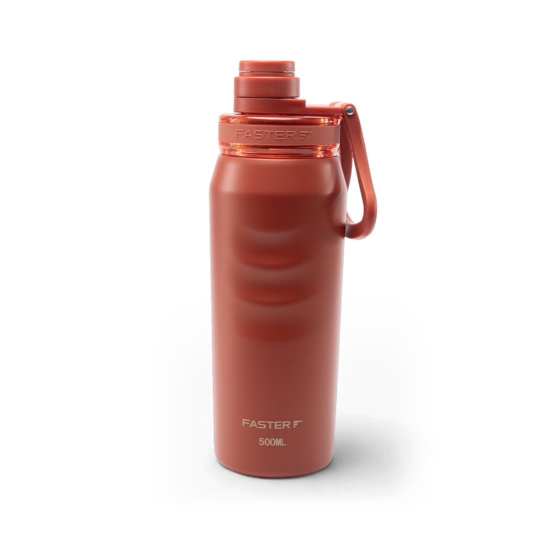 Garrafa Térmica Faster Oásis Vermelha Papoula - 500ml – Loja da Faster